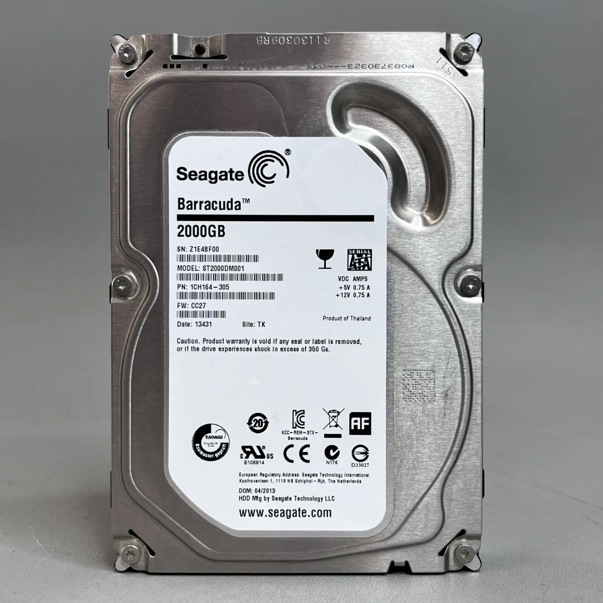 Жесткий диск Seagate ST2000DM001 2TB 7.2К SATA III 3,5"