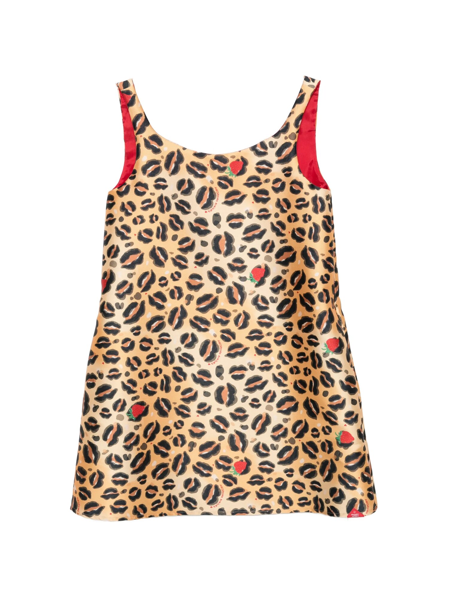 Платье Animal print sleeveless dress