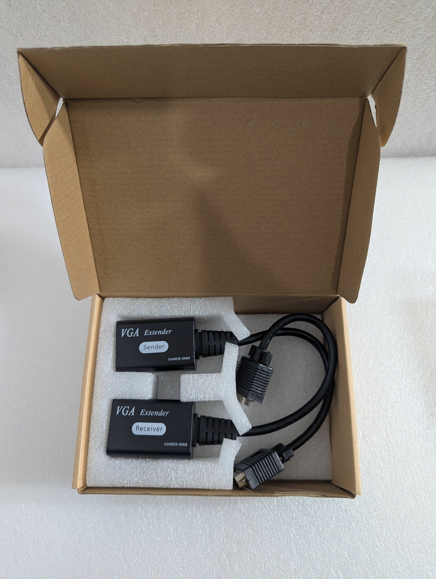 VGA удлинитель по 1 витой паре RJ45 до 60 метров