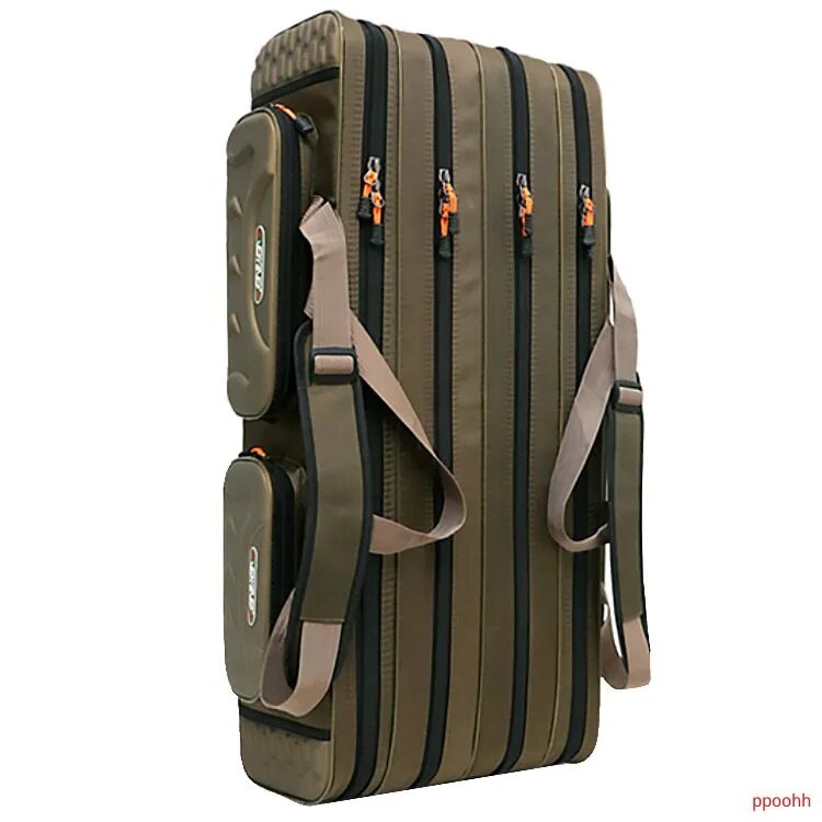 Чехол для удилищ 100 см Зеленый рыболовный чехол для хранения удочек и снастей