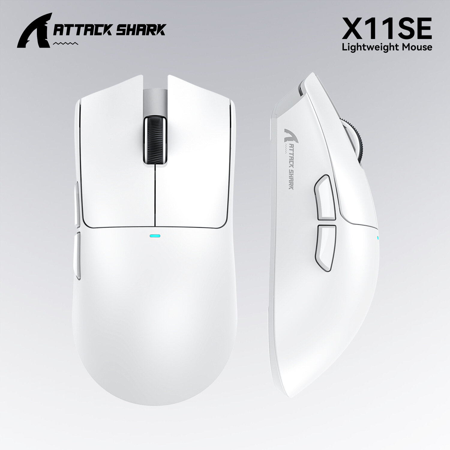ATTACK SHARK X11SE беспроводная Bluetooth-мышь для игр, киберспорта, длительное время автономной работы, трехрежимная