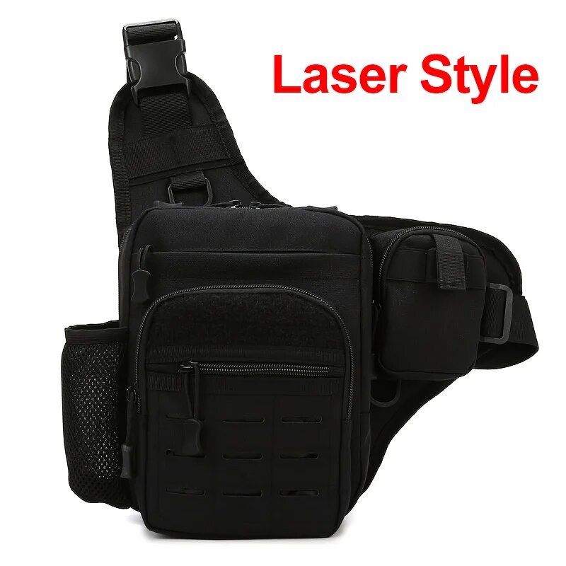 Тактическая сумка через плечо Black Laser