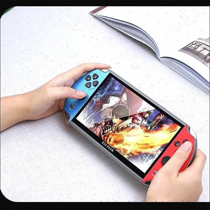 Портативная игровая консоль X12 PLUS 7 дюймов, двойные джойстики, PSP-стиль, мини-аркада Поддерживает Sega, Game Boy и другие игровые консоли.