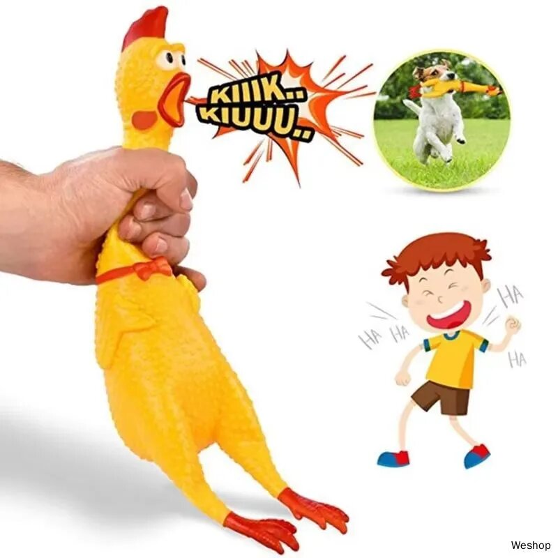 Кричащие куриные игрушки,38cm