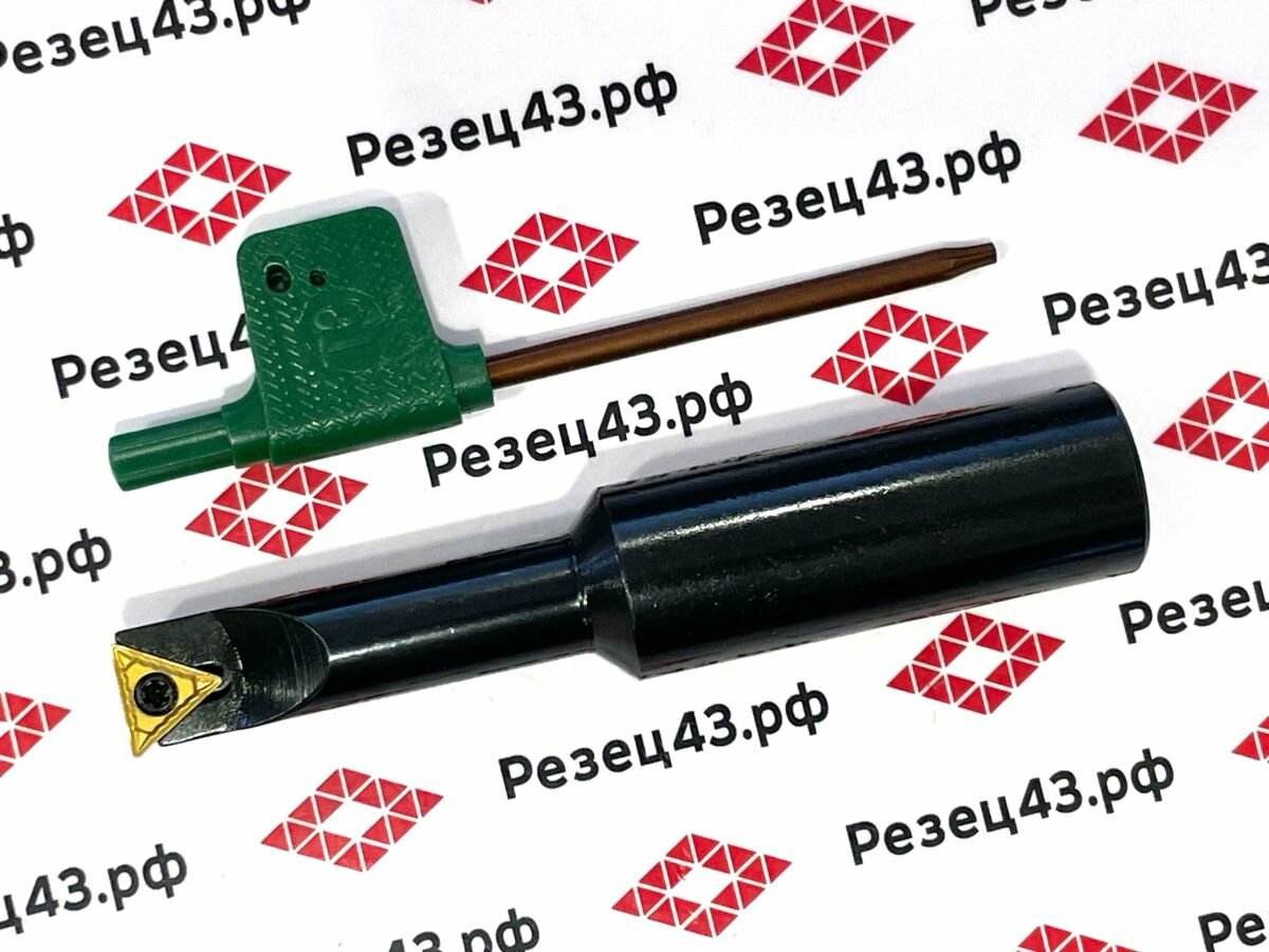 Расточной резец со сменными пластинами 18 мм с глубиной точения 42 мм для расточной головки F1