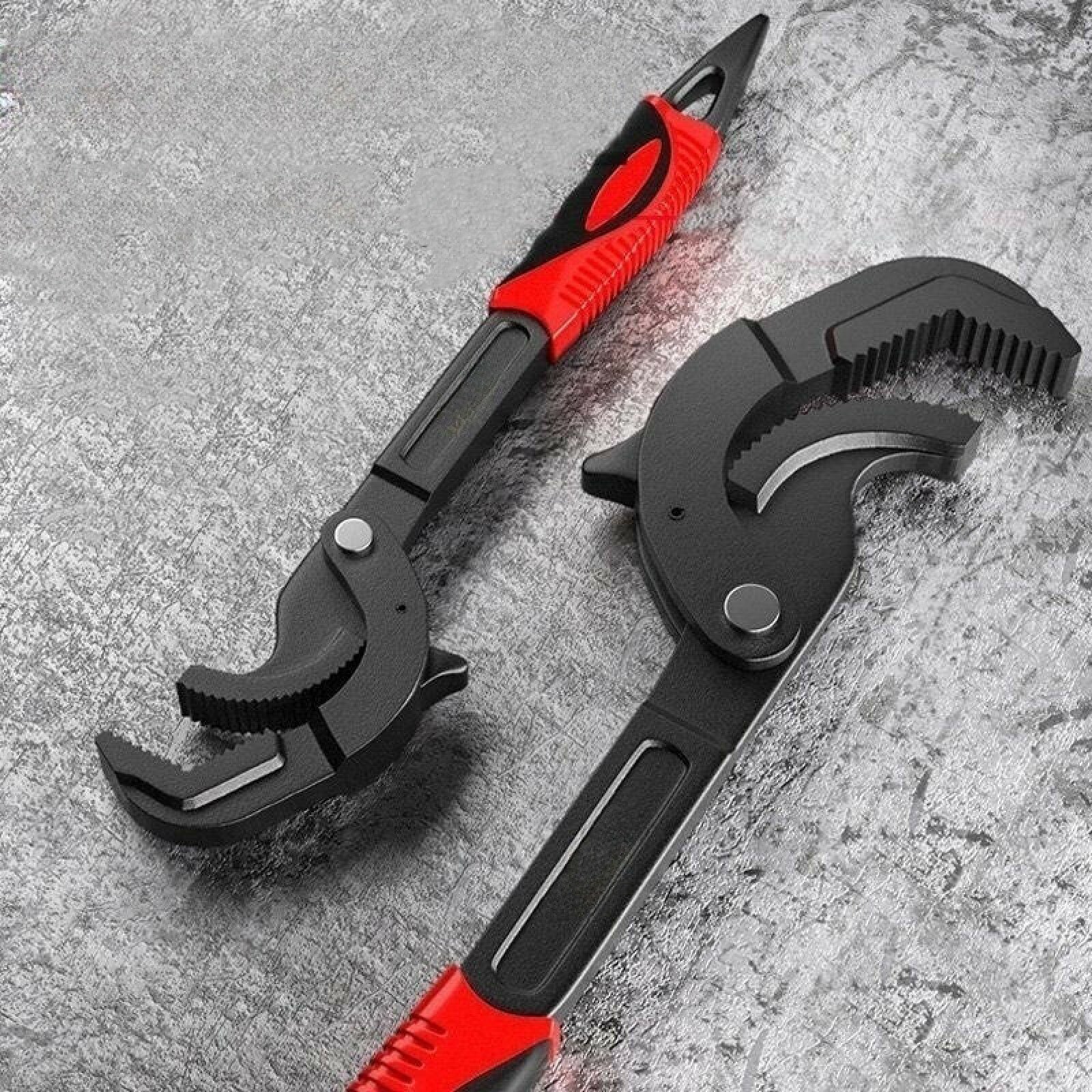 Разводной гаечный ключ MyPads с самозажимным механизмом универсальный для труб и крепежа