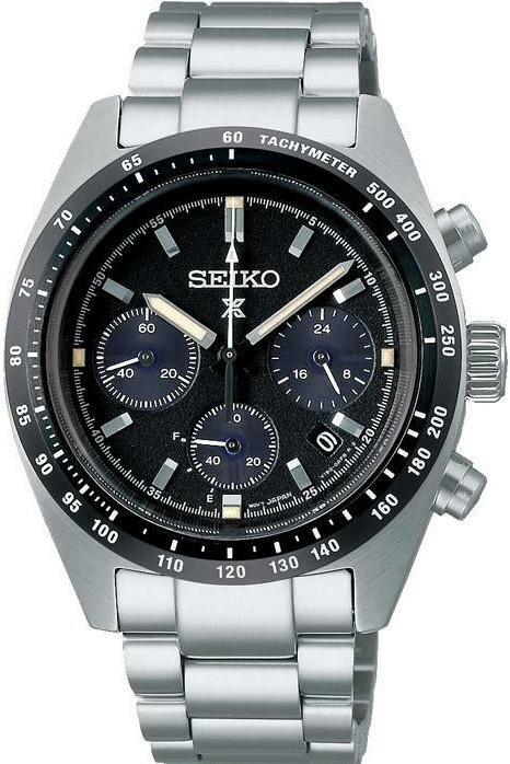 Наручные часы SEIKO, серебряный, черный — фото 1
