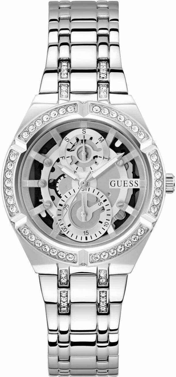 Наручные часы GUESS, серебряный — фото 1