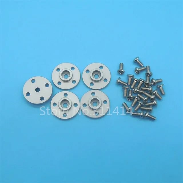 Металлические сервоприводы 25T для MG995 MG996R, 5 шт + Винтовые фитинги M3 * 6