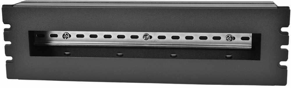Панель ЦМО 19", черная, с DIN-рейкой PS-3U (КП-АВ-9005)