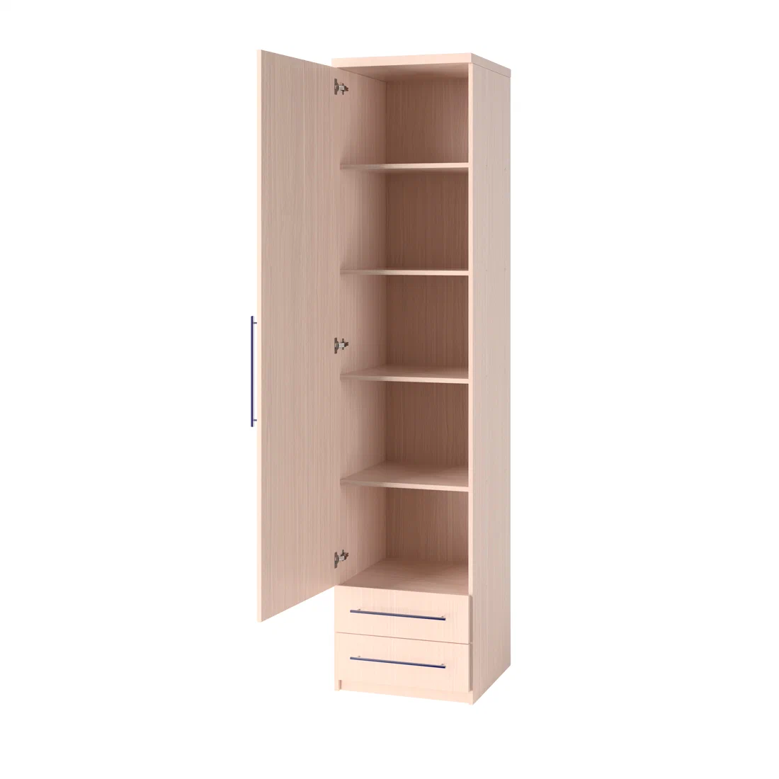 Шкаф распашной для одежды Мелодия Эконом 7 40х45х240 см, лдсп Вяз