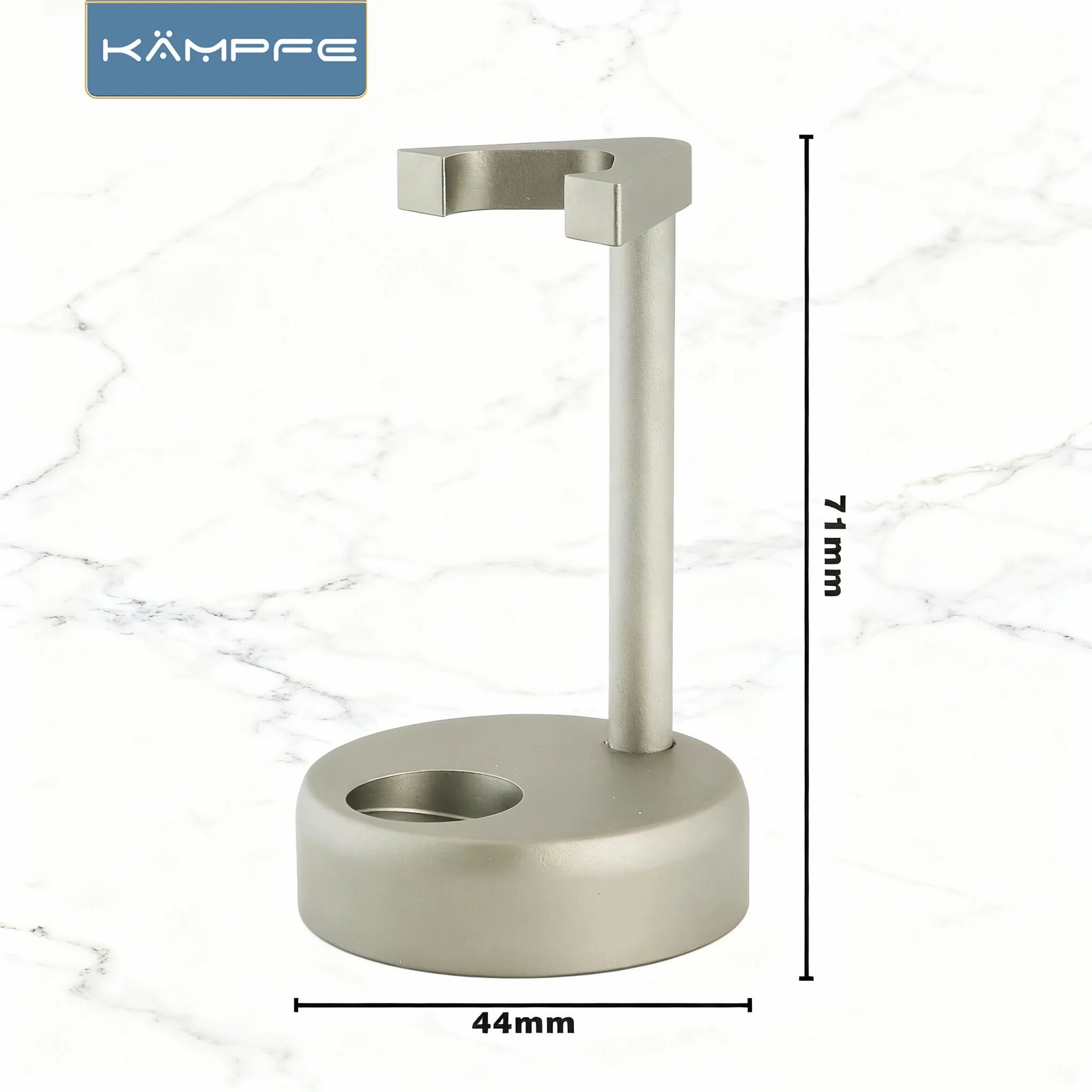 Подставка для безопасной бритвы KAMPFE, мужской держатель для бритвы из алюминиевого сплава
