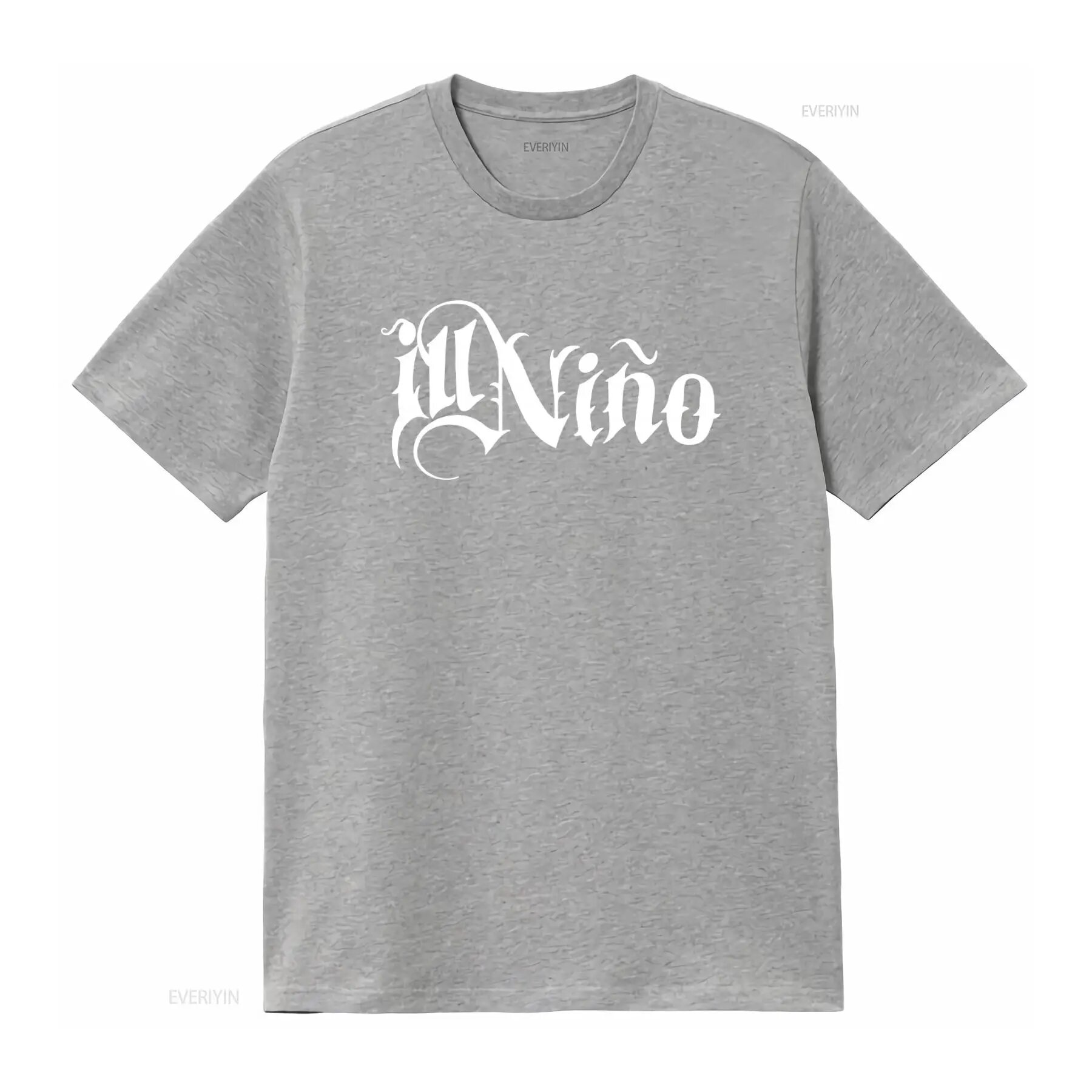 Футболка Ill Nino T5IM Готическая мужская хлопковая XXL, Серый, Gray