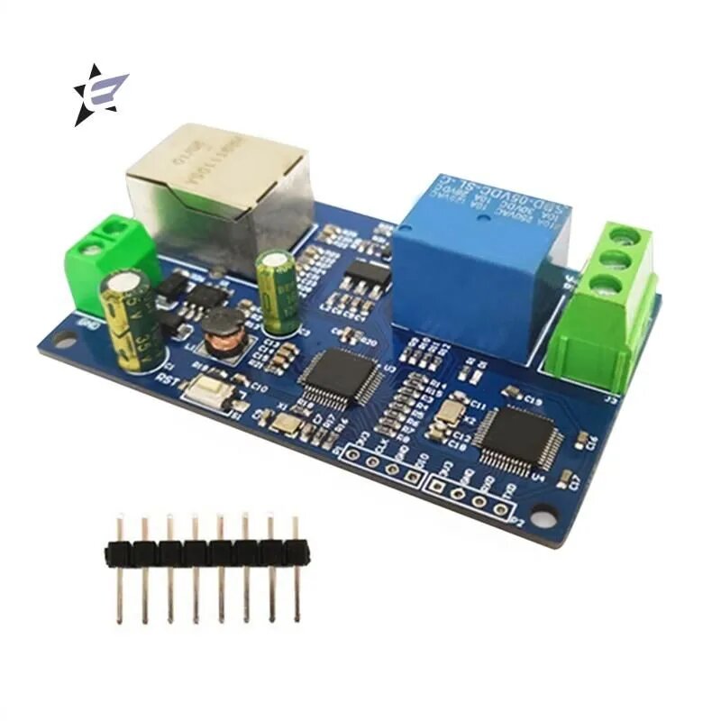 (B T Y Z) Многофункциональный портативный односетевой релейный модуль с 1 выходом Modbus RTU, проводной Ethernet, управление локальной сетью