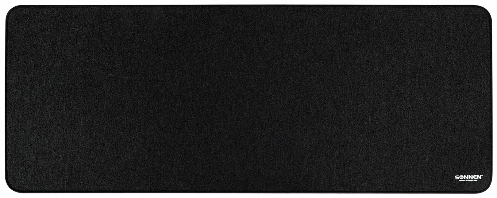 Коврик для мыши и клавиатуры большой Sonnen резина+ткань, 870х350х4 мм, черный (513315)