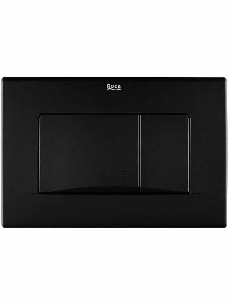 Смывная клавиша ROCA ACTIVE 32B 8901130B6 (два режима слива, механическое, черный матовый)