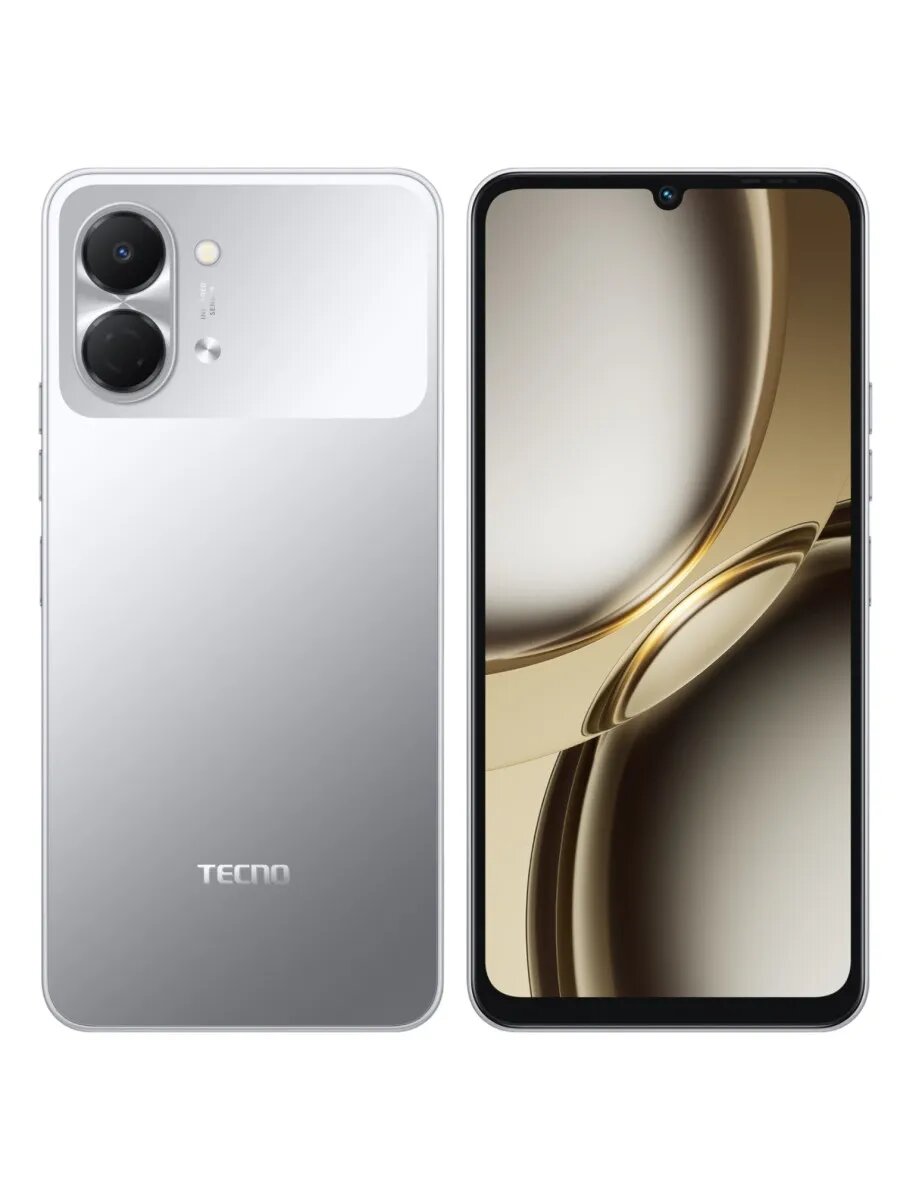 Смартфон Tecno Spark GO 3 4/128GB, серый