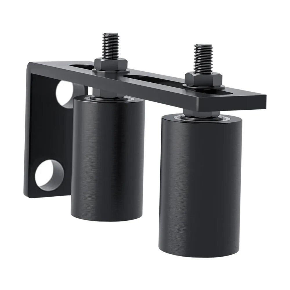 Направляющий ролик нейлоновый для откатных ворот с L-образным кронштейном, предотвращающий сход с рельсов, для сада и дома