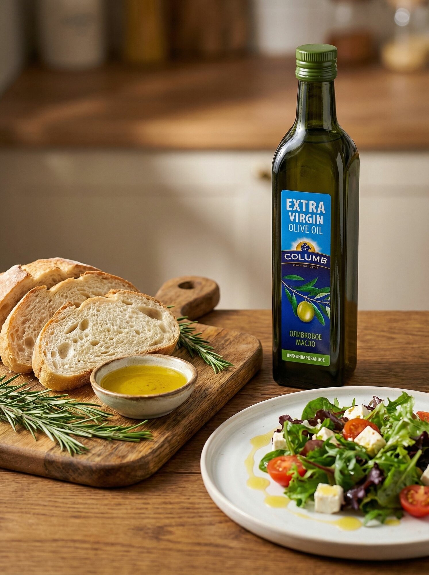 Масло оливковое нерафинированное высшего качества Columb Extra Virgin, 500 мл