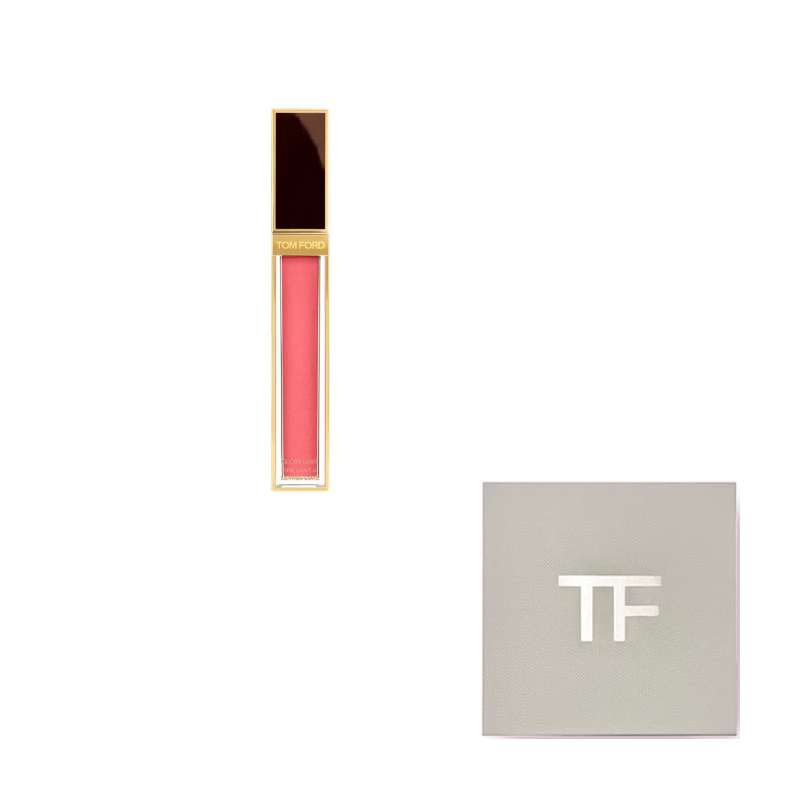 Жидкая помада женская TOM FORD Black Gold Lip Mirror, оттенок #23 ALL ACCESS Dewy Love, Honey Peach with Diamond Chips