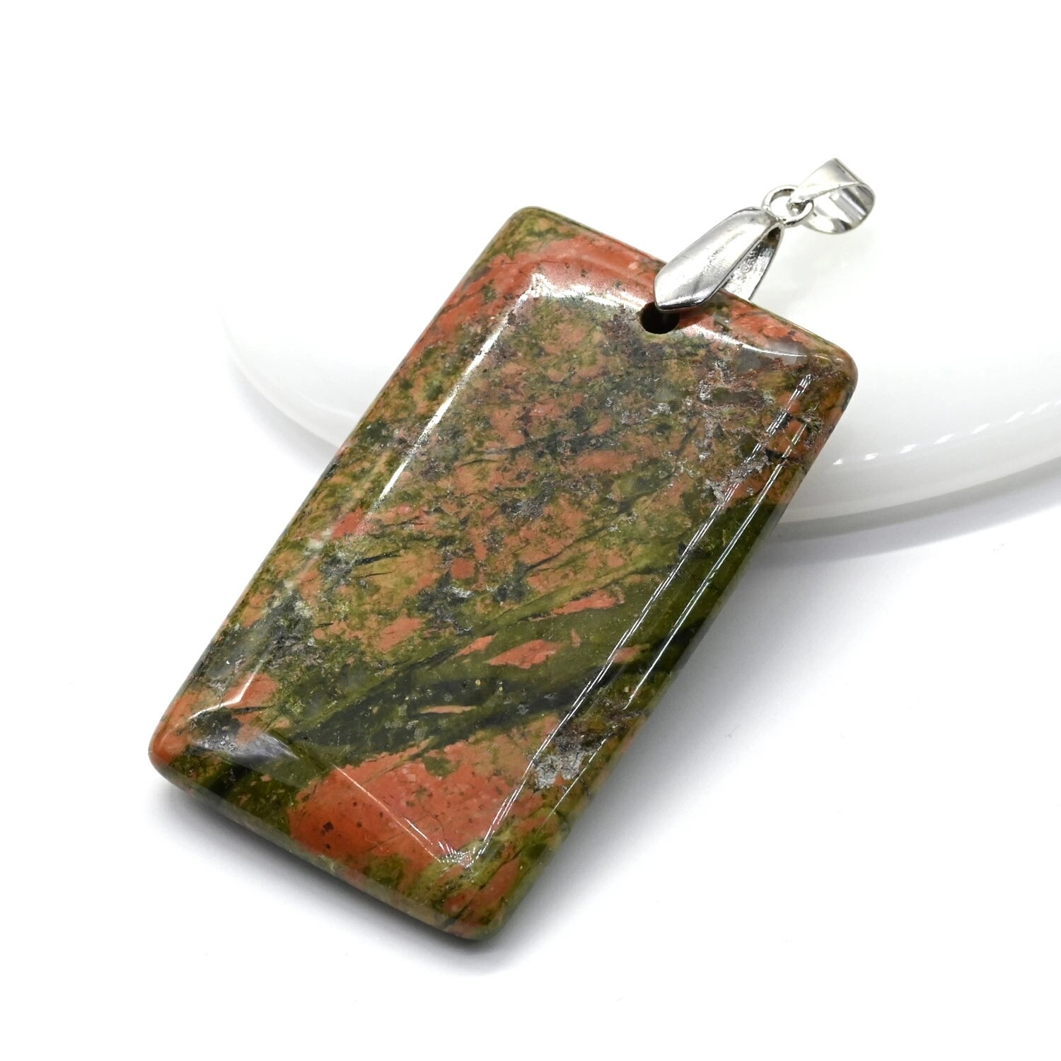 Подвеска Радуга Камня, унакит