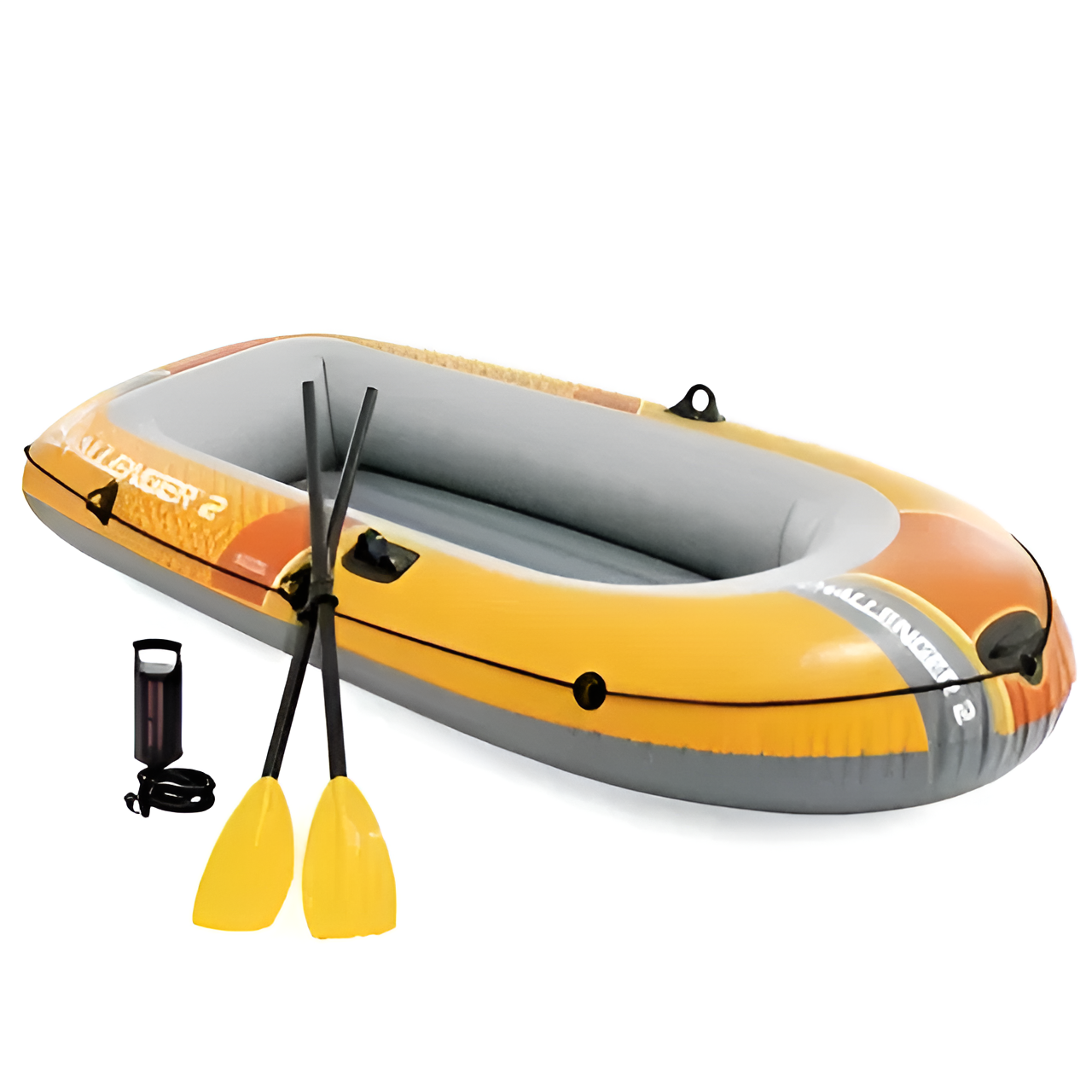 Надувная лодка "Challenger 2" 236х114х41см, вёсла 59623, насос 68612, до 200кг