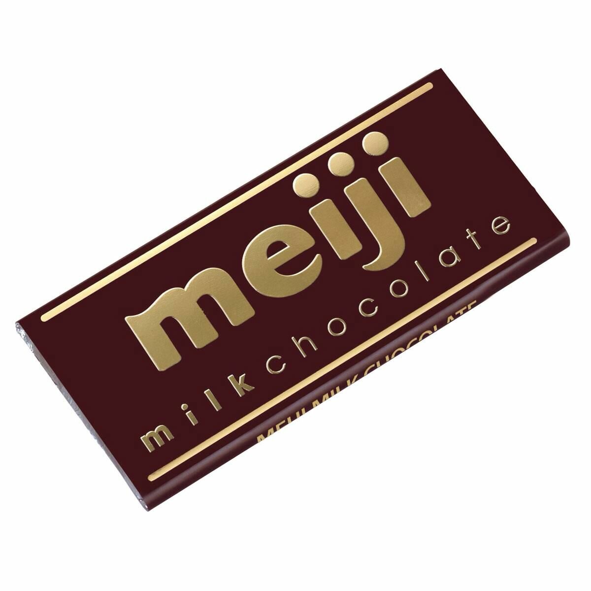 Шоколад молочный Meiji Milk Chocolate, без начинки, 50 г, Япония