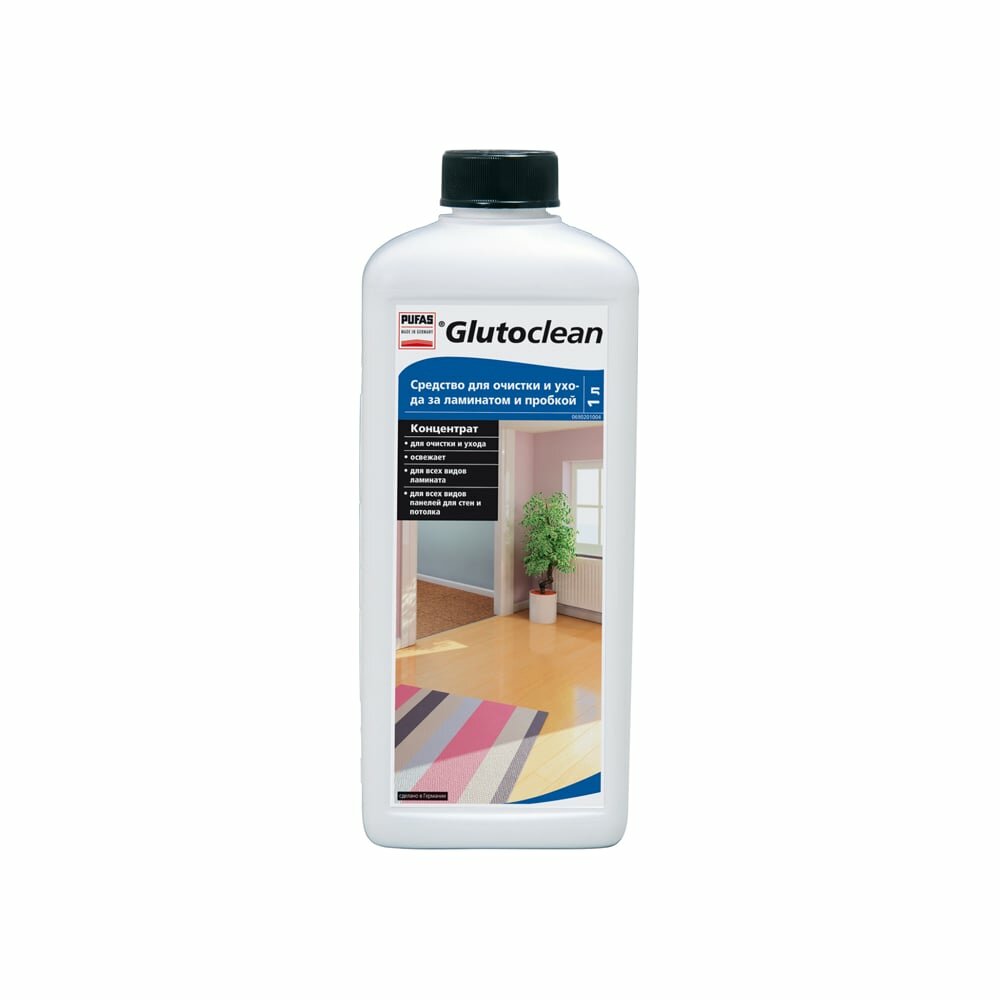 Средство для очистки и ухода за ламинатом и пробкой Glutoclean 036103092
