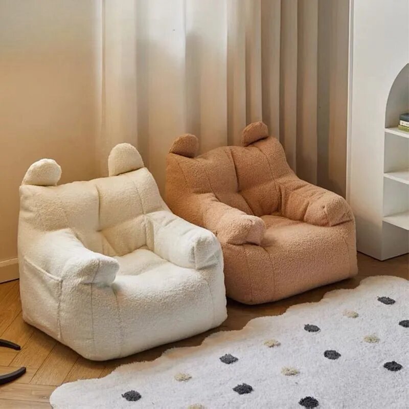 Кресло-мешок Трон, Велюр натуральный, Размер S, разноцветный,100*55*110