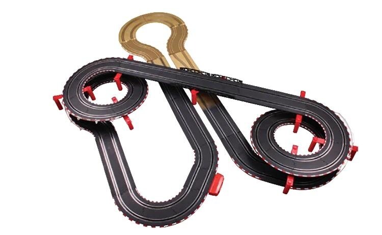 Гоночный автотрек JJ Slot JJ53-2, 1:43, от сети, длина трека 995 см