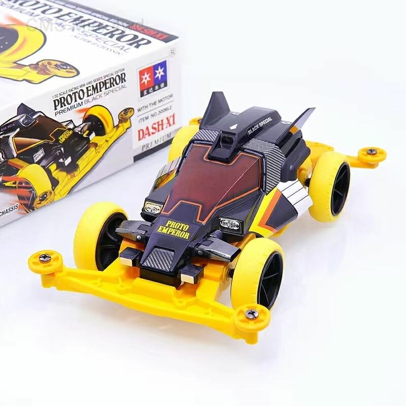 Детская игрушка Daxing Four-Wheel Drive Little Boy Superstar Brothers: прозрачный гоночный автомобиль Star Snake с электрическим приводом на четыре колеса.