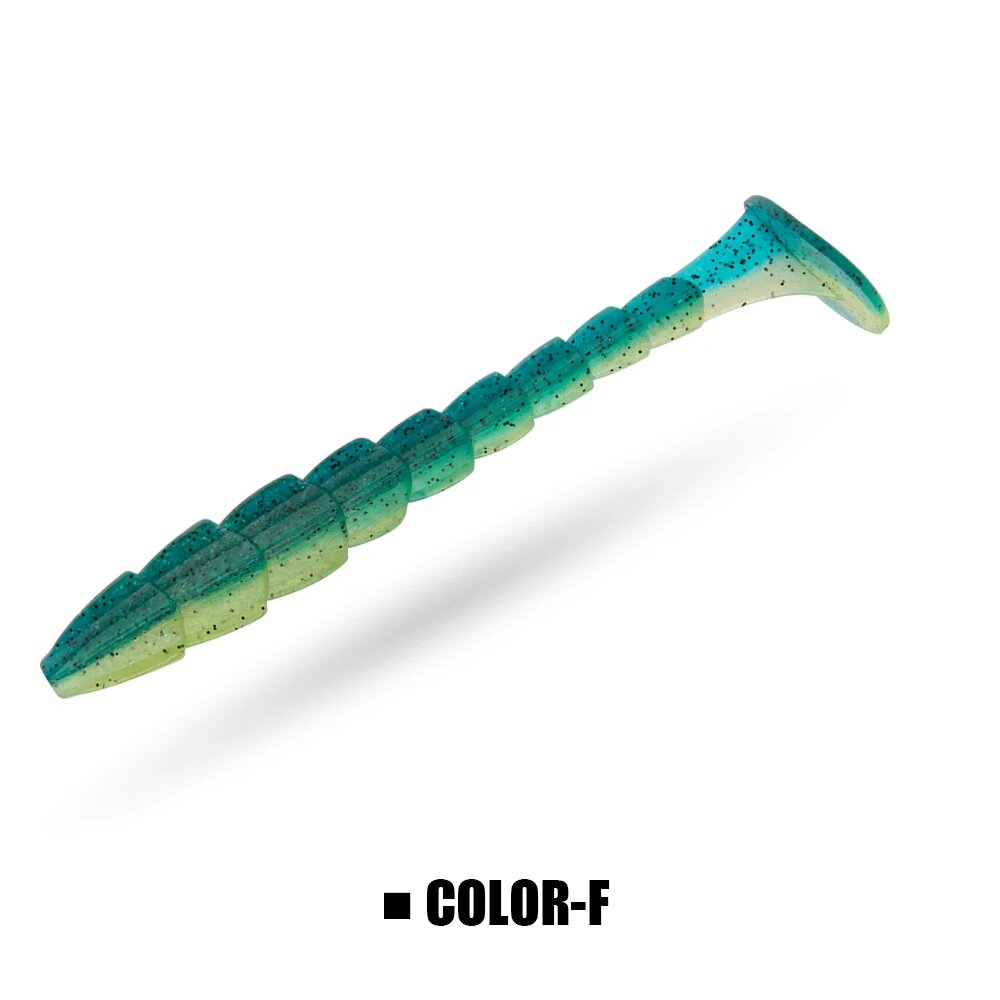 Силиконовая приманка Spinpoler Color-F, 7cm, 10pcs