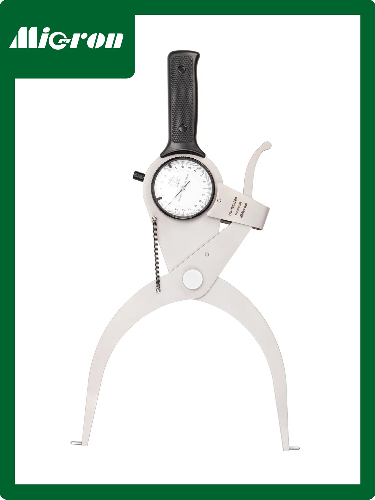 Нутромер индикаторный рычажный (кронциркуль) Micron НИР 175-195 0,01