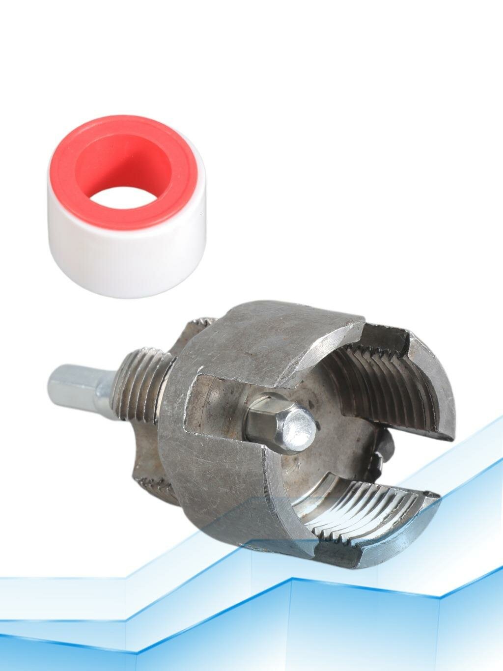 Плашка для нарезки резьбы на ПВХ-трубах, 6 баллов