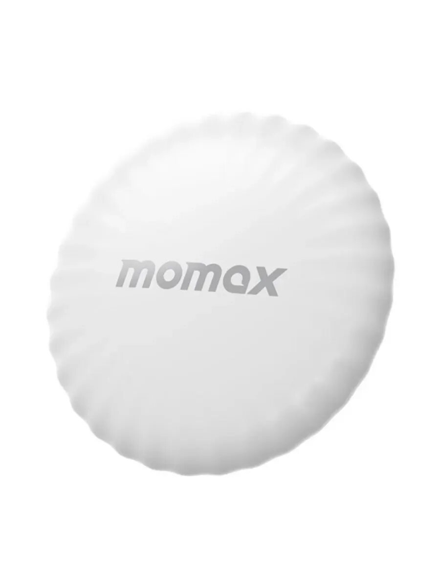 GPS-трекер MOMAX PINTAG, белый, с функцией Find My, питание от батарейки