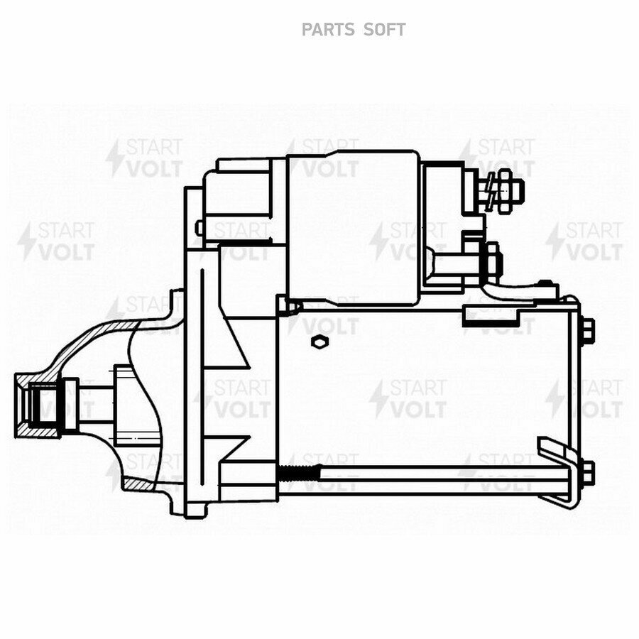 LST1080 STARTVOLT Стартер STARTVOLT LST1080 | цена за 1 шт