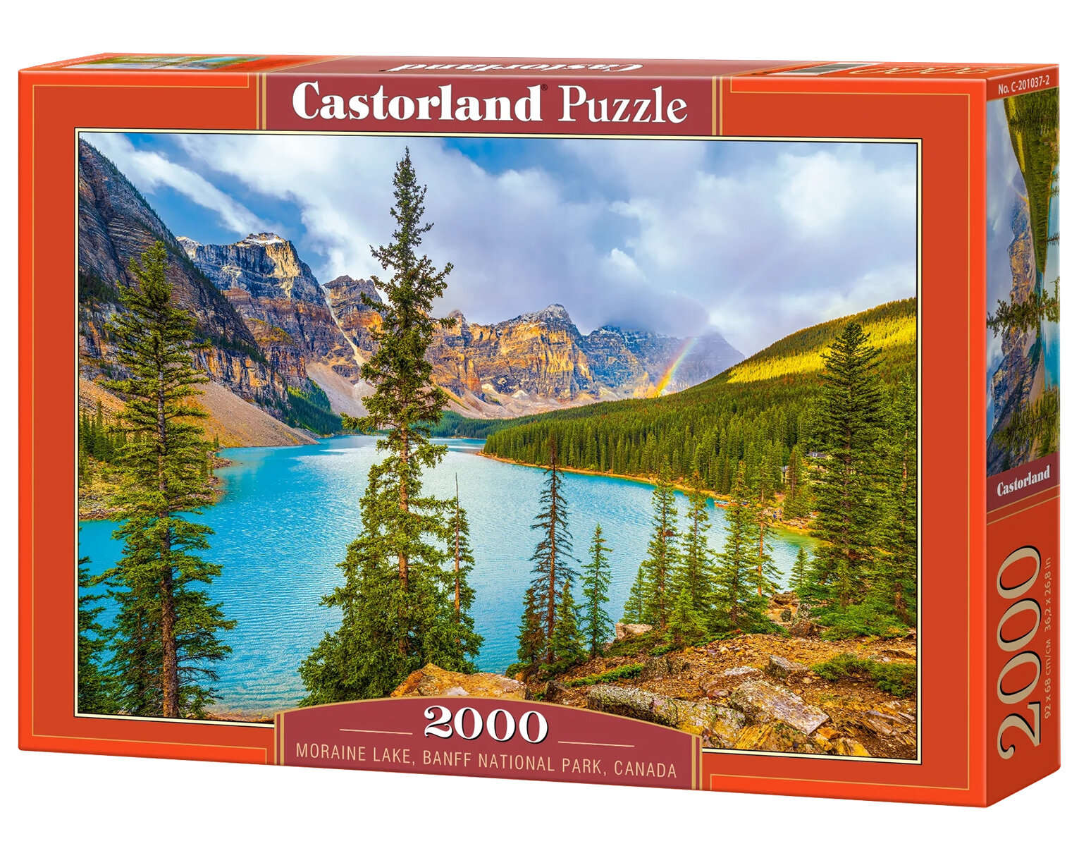 Пазл для взрослых Castorland 2000 деталей, элементов: Озеро Морейн, Канада