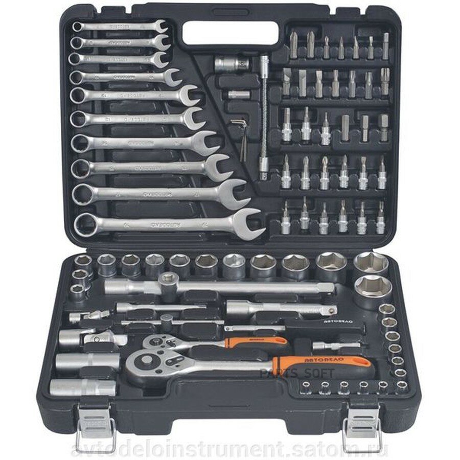 Набор инструментов (88 предметов) "АвтоDело" (1/4", 1/2") автодело 39883 | цена за 1 шт