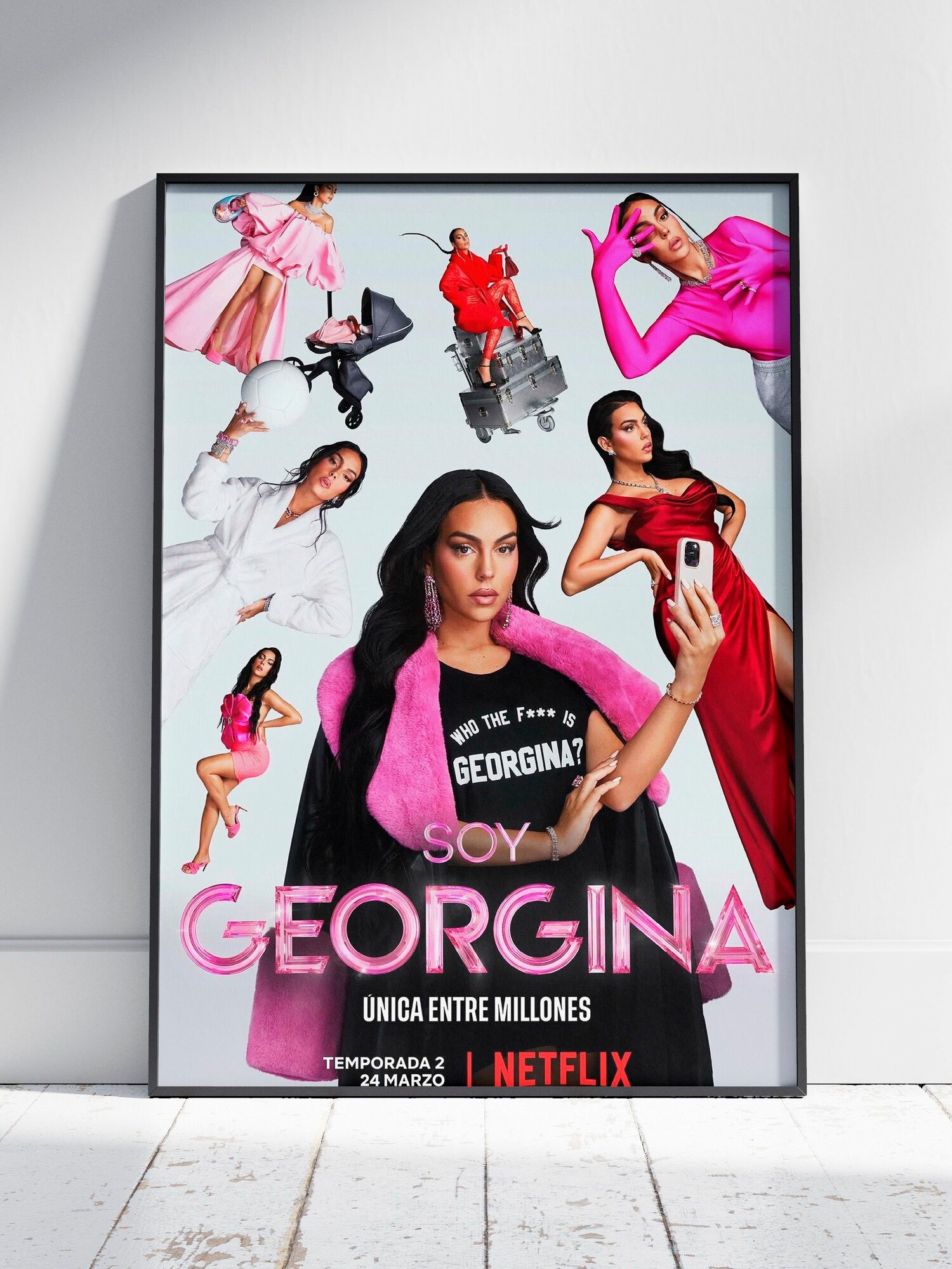 Плакат на стену для интерьера Джорджина Родригес (Georgina Rodriguez 27) - Постер по модели, бренду и моде формата A4 (21x30 см)