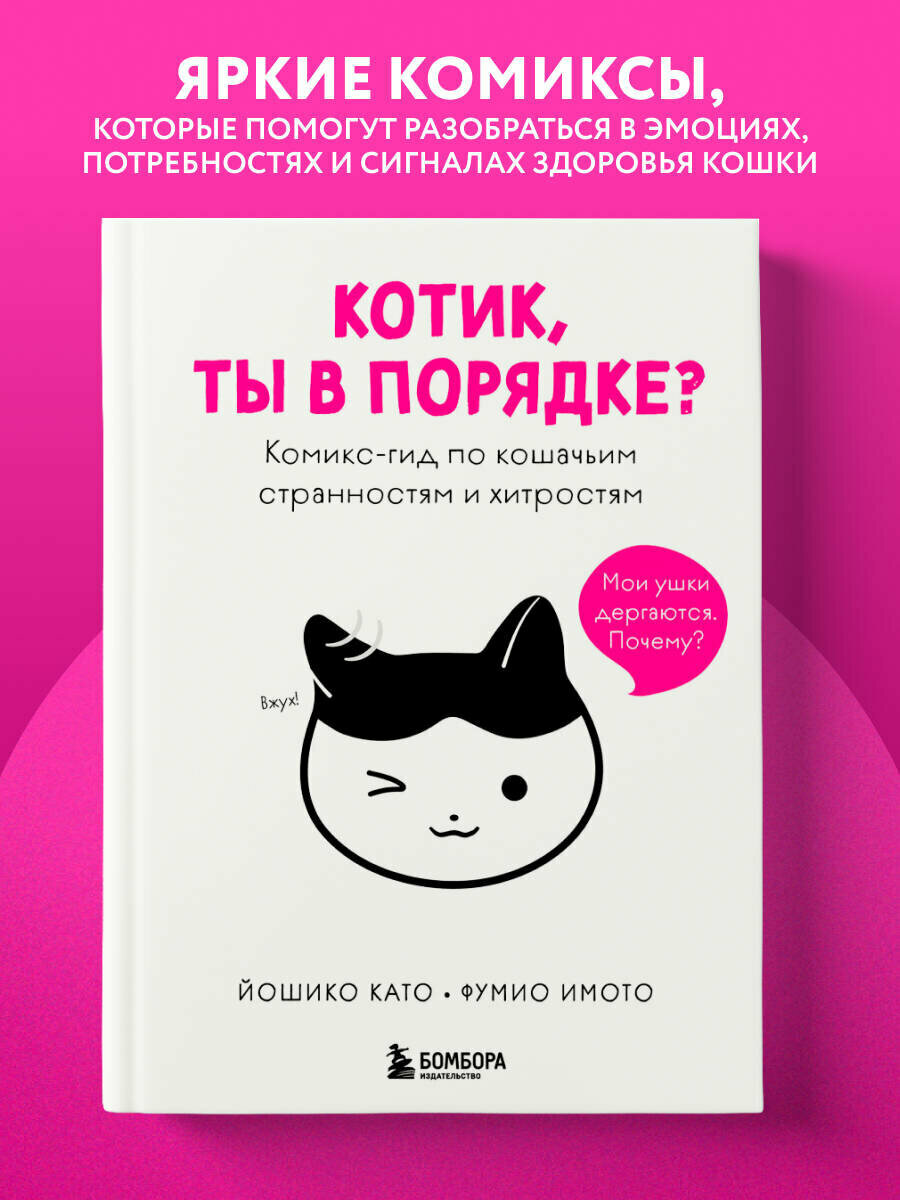 Йошико К, Фумио И. Котик, ты в порядке? Комикс-гид по кошачьим странностям и хитростям