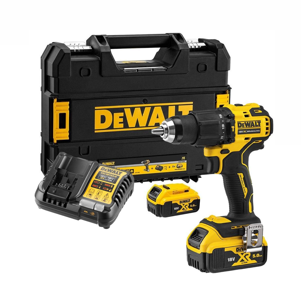 Аккумуляторная дрель-шуруповерт DeWALT DCD709P2T