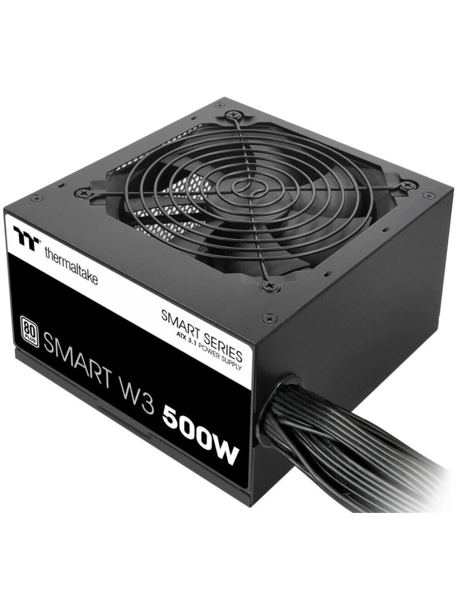 Блок питания Thermaltake ATX 500W Smart W3 Gen.5 80+ white (20+4pin) APFC 120mm fan 4xSATA RTL