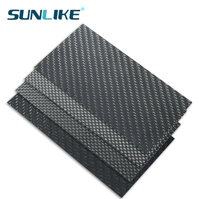 Лист углеволокна 75x125 мм, 1.5mm twill matte