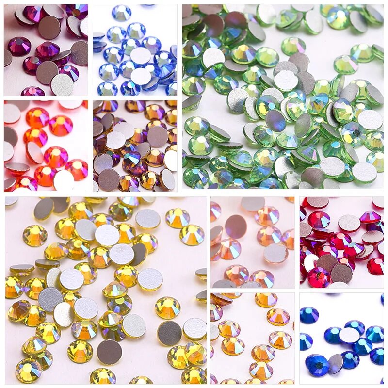 Стразы Light rose AB SS30-288pcs для ногтей — фото 1