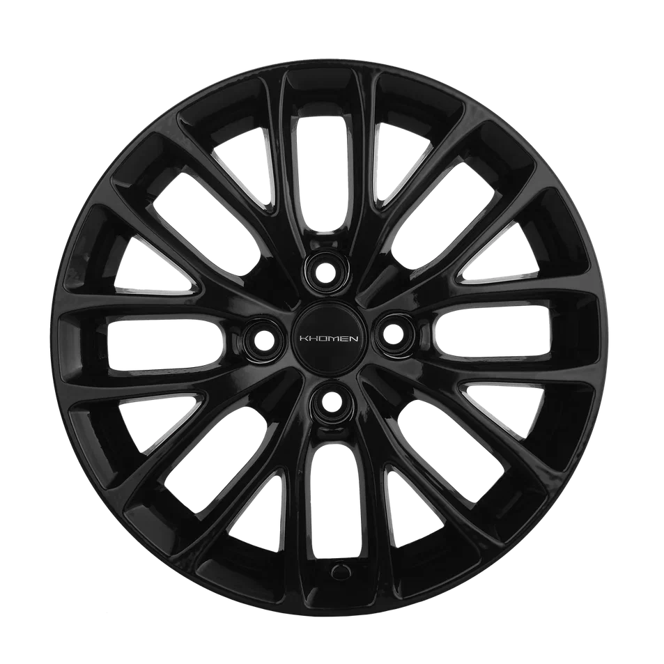 Диск автомобильный Khomen Wheels 1506 Lada Granta 6x15 4x98 ET36 58,6 Black