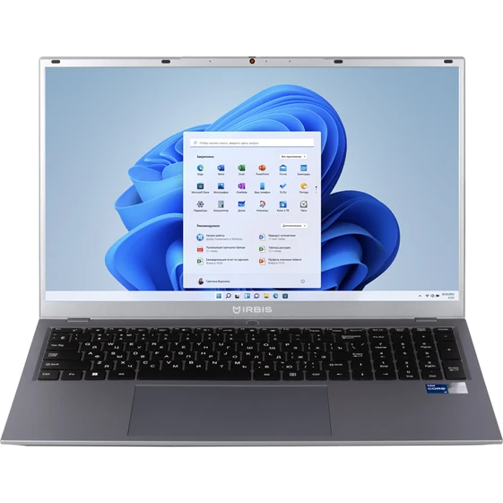 17NBP4503_G3P Ноутбук IRBIS 17.3" FHD IPS, i5-1250P,16Gb, 512Gb, Kbd Backlit, FPS, TPM, Grey, noOS