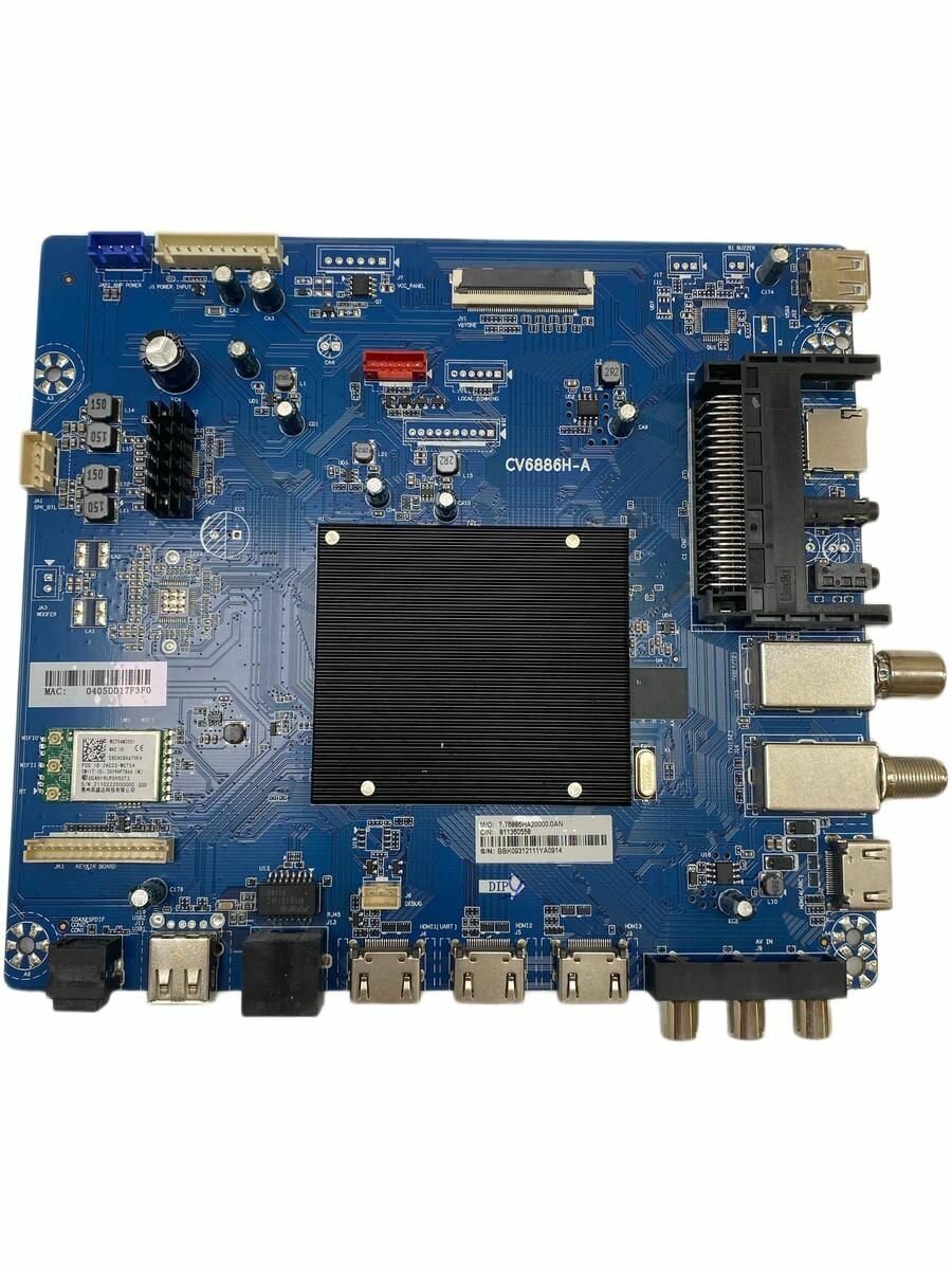 Плата основная (CV6886H-A), для телевизора Haier 65SmartTVS3