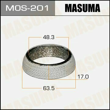 Кольцо глушителя 48.3x63.5 MASUMA MOS-201