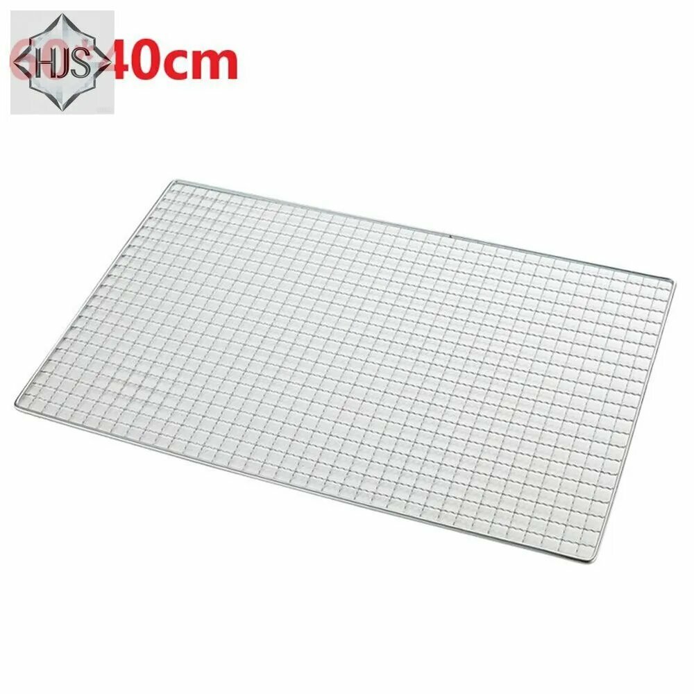 Прямоугольная решетка 60x40 см из качественной нержавеющей стали