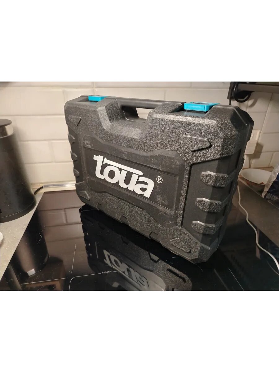 Перфоратор Toua DBLH180, бесщеточный, 2 скорости, 18В, 4 Ач, в кейсе — фото 1